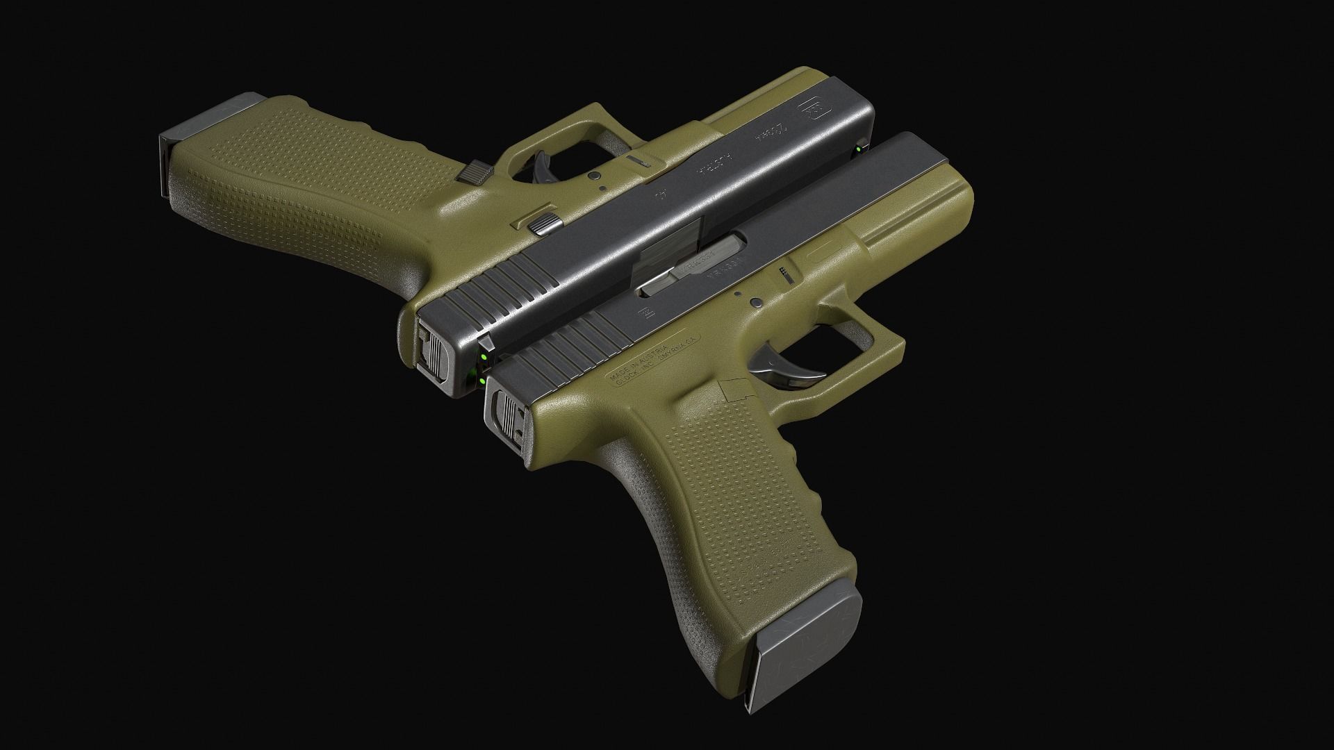 3D model Glock 17 VR / AR / low-poly | CGTrader