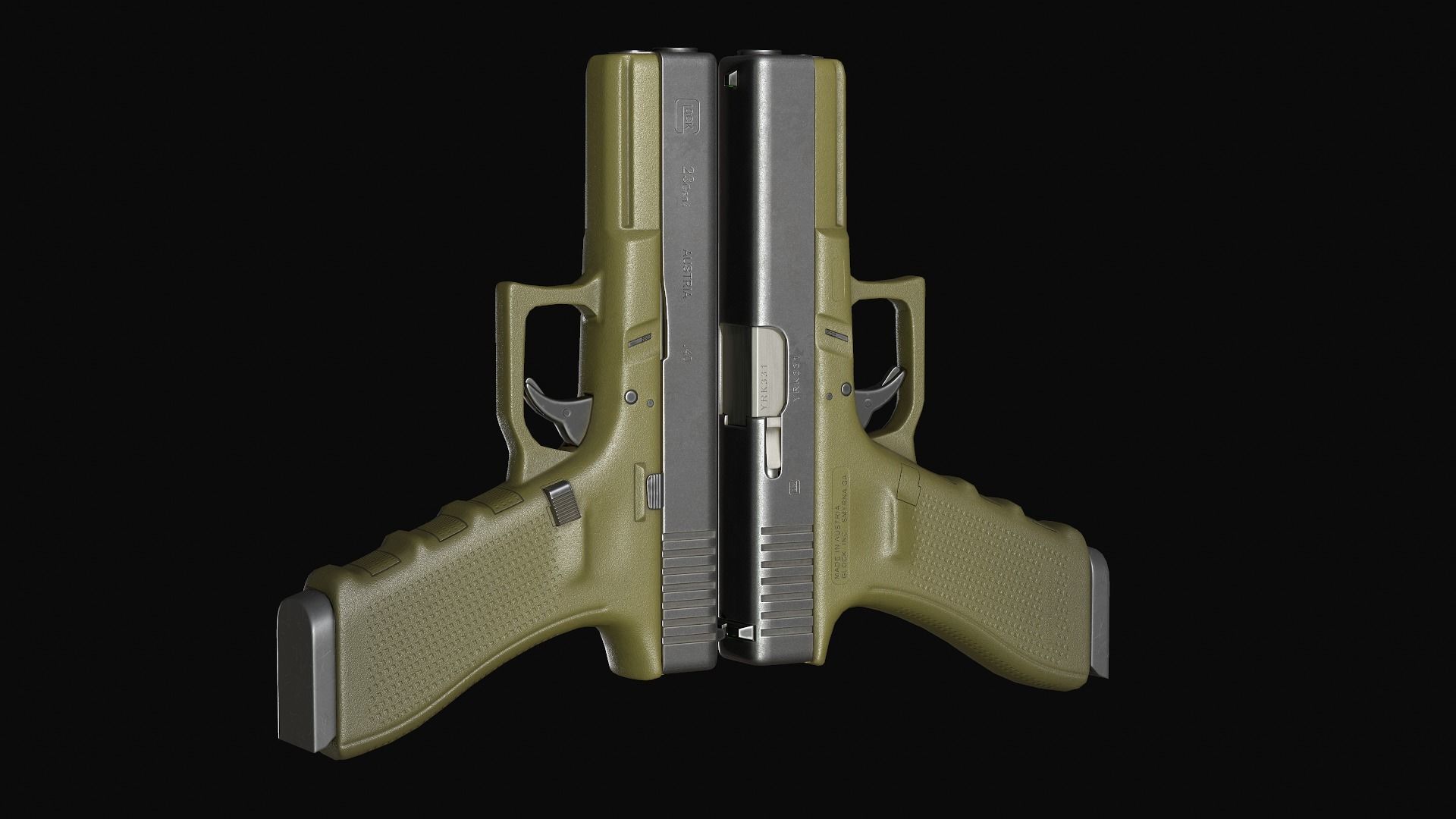 3D model Glock 17 VR / AR / low-poly | CGTrader