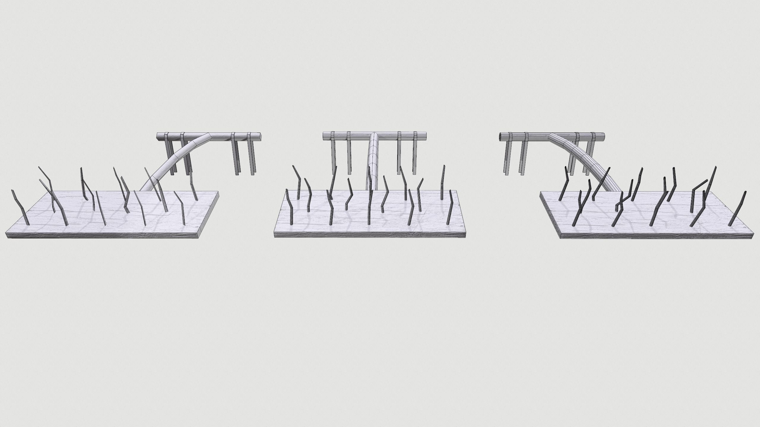 3D model Spiked trap VR / AR / low-poly | CGTrader