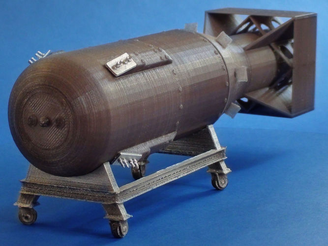 Atomic bomb multi-piece miniature free 3D model 3D printable | CGTrader