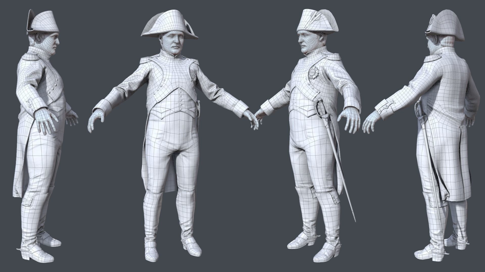 3D model Napoleon Bonaparte I VR / AR / low-poly | CGTrader