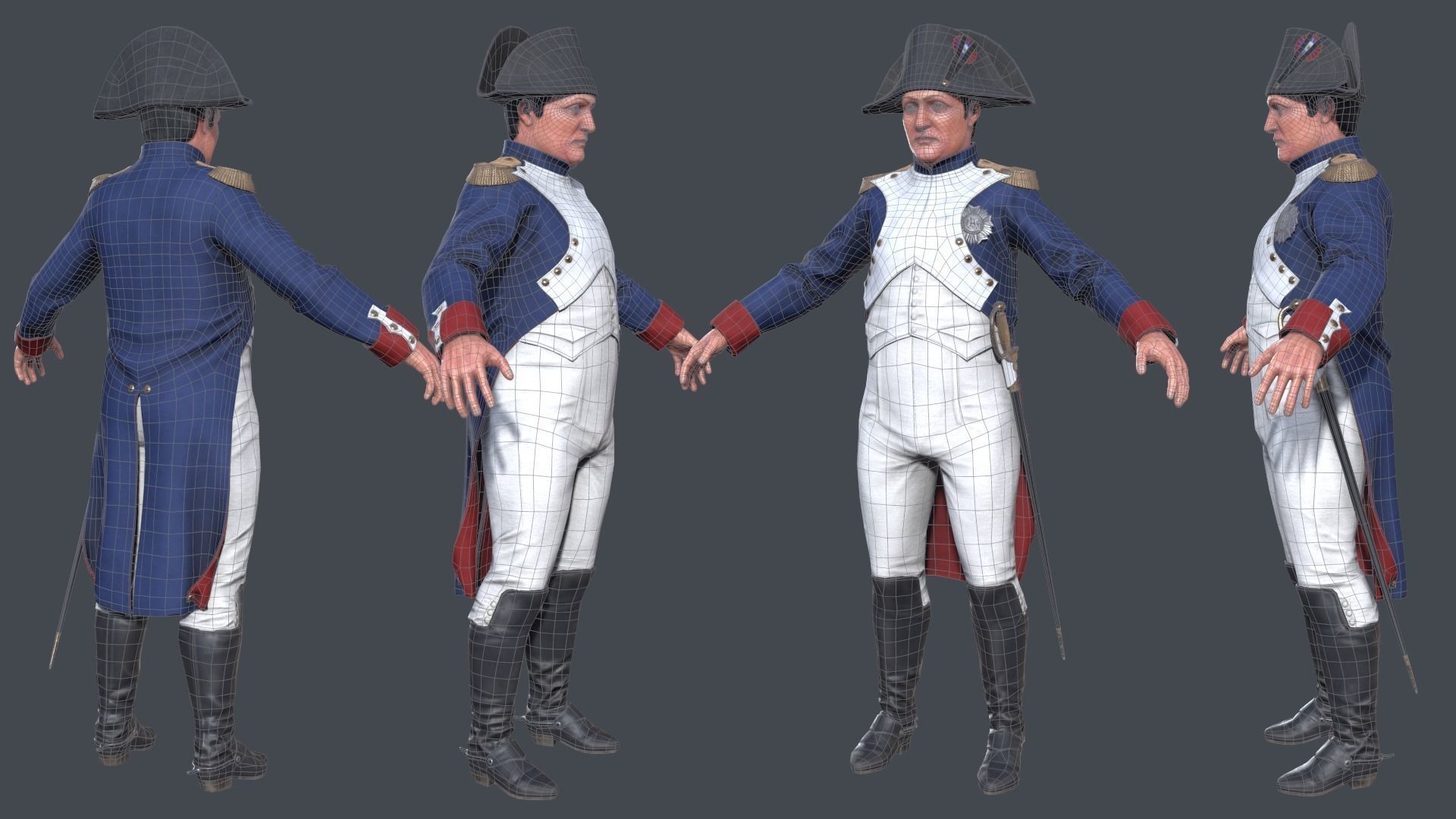 3D model Napoleon Bonaparte I VR / AR / low-poly | CGTrader
