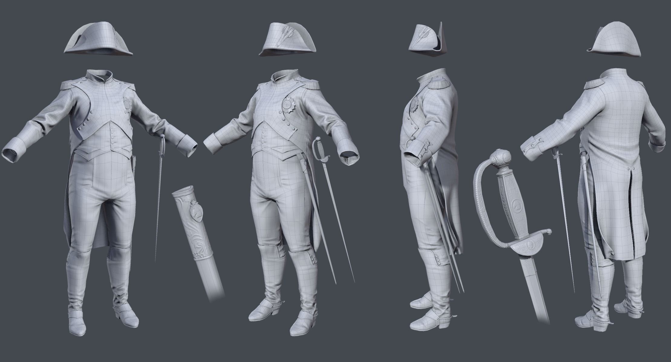 3D model Napoleon Bonaparte I VR / AR / low-poly | CGTrader