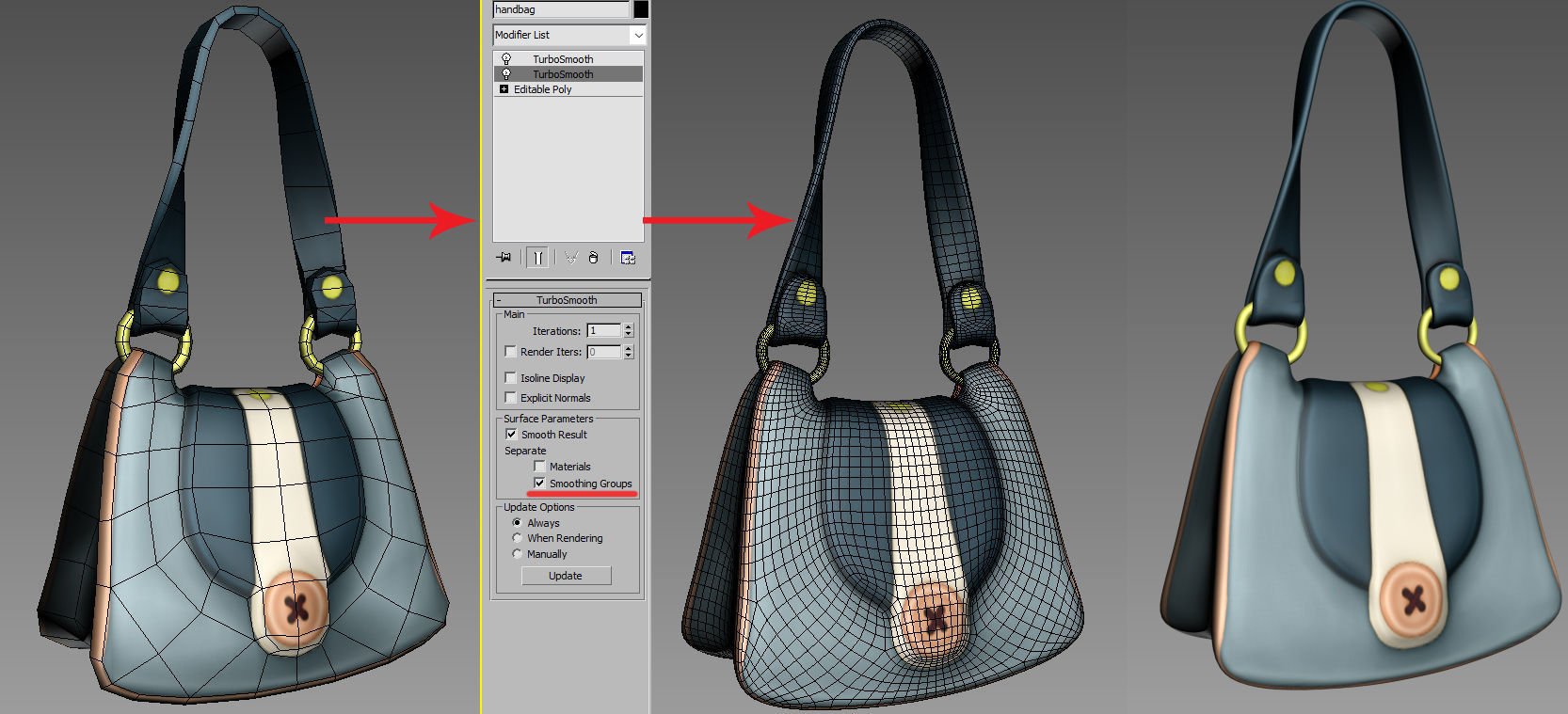3D model Handbag VR / AR / low-poly | CGTrader