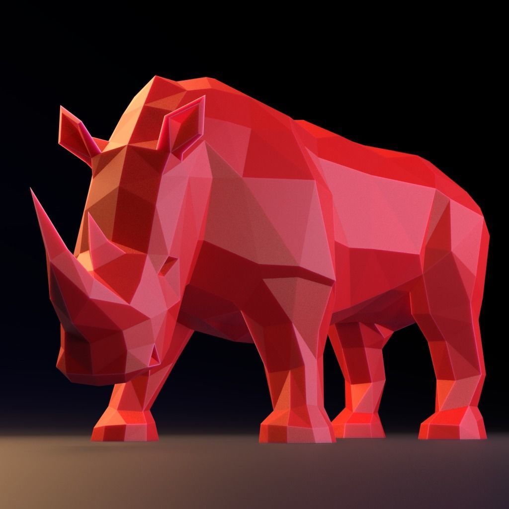 Rhinoceros 3D model 3D printable | CGTrader