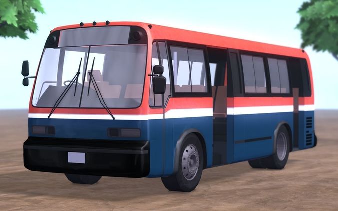 Bus 3D Metro mini free VR / AR / low-poly 3D model | CGTrader