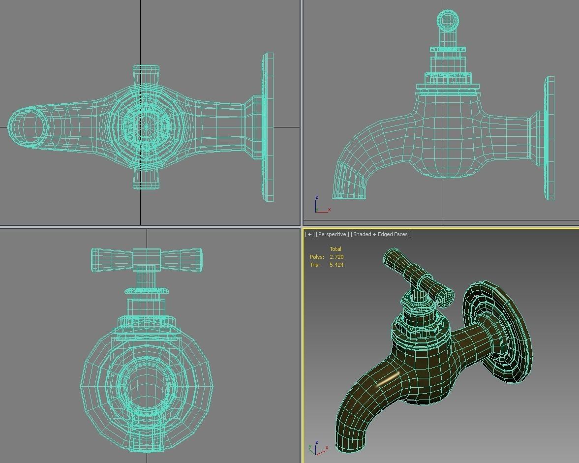 Classic Tap 3D model | CGTrader