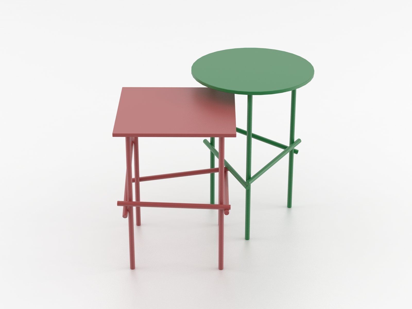 Shanghai Tip Tables 3D model | CGTrader