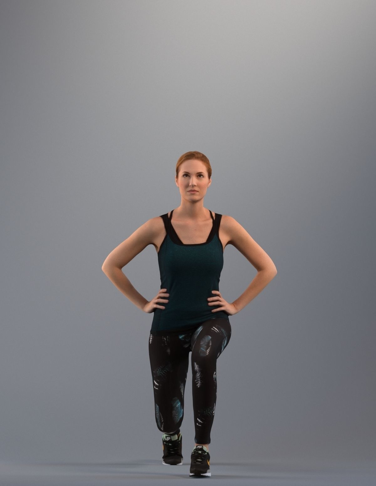 Set of 3D women standing still Basics004 3D model | CGTrader