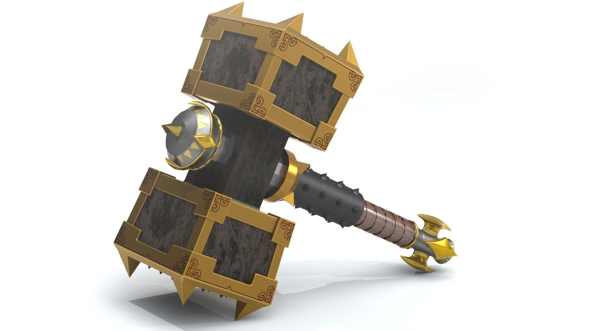 Battle hammer 3D Model 3D printable STL | CGTrader.com