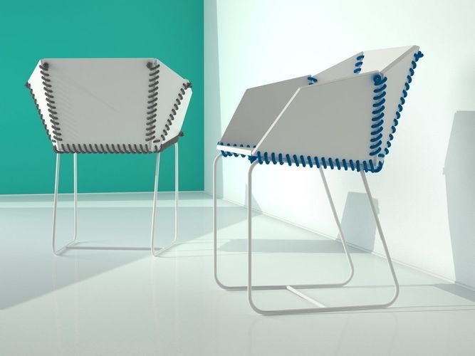 Textile Chair 3D model | CGTrader