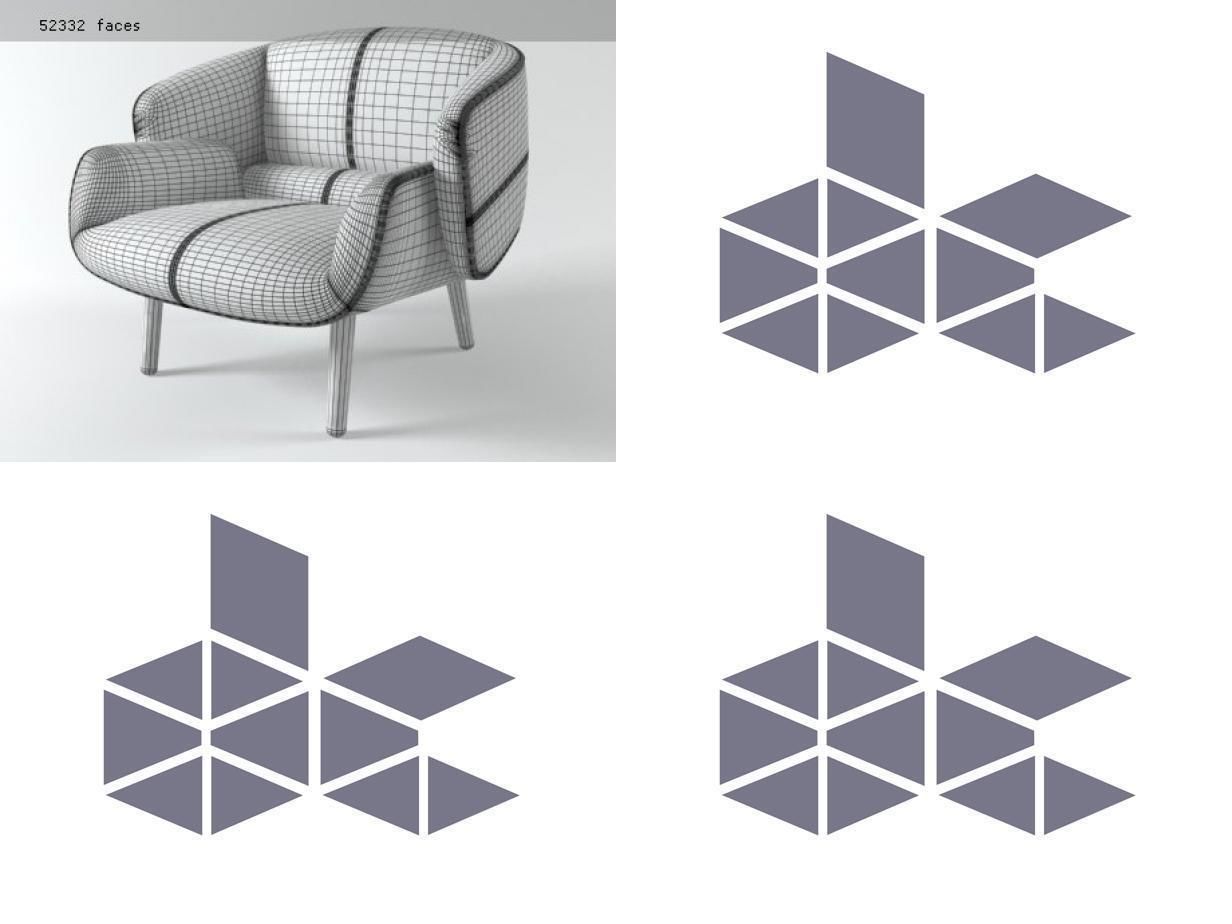 Fusion Chair 3D model | CGTrader