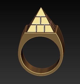 Pyramid ring 3D download 3D model 3D printable | CGTrader