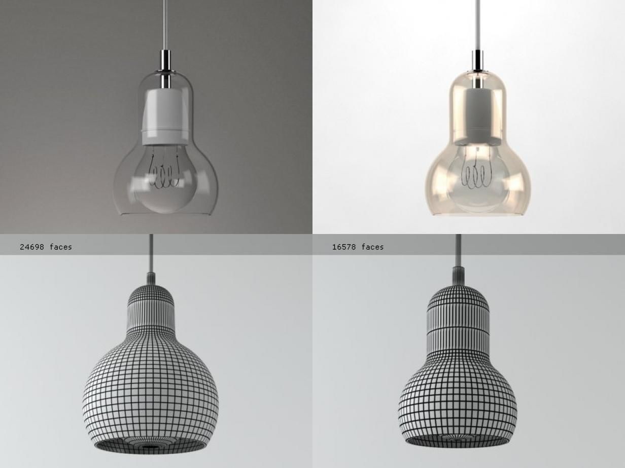 Bulb edison light 3D model | CGTrader