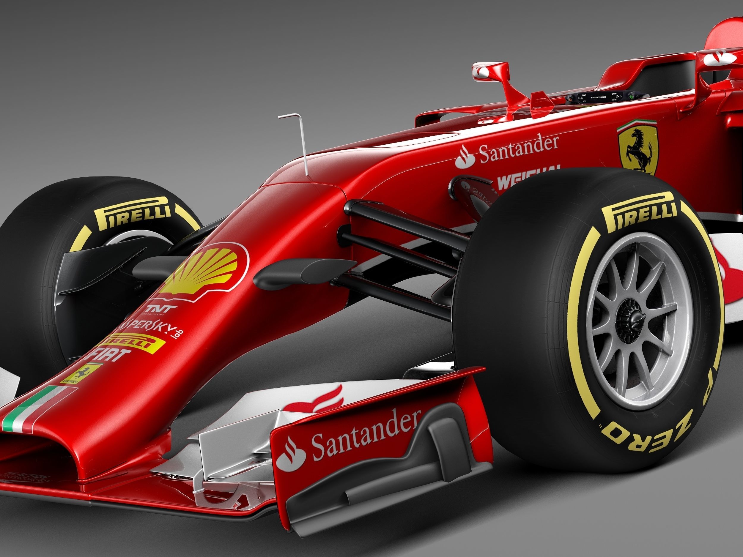 Formula 1 Ferrari 2014 3D model | CGTrader