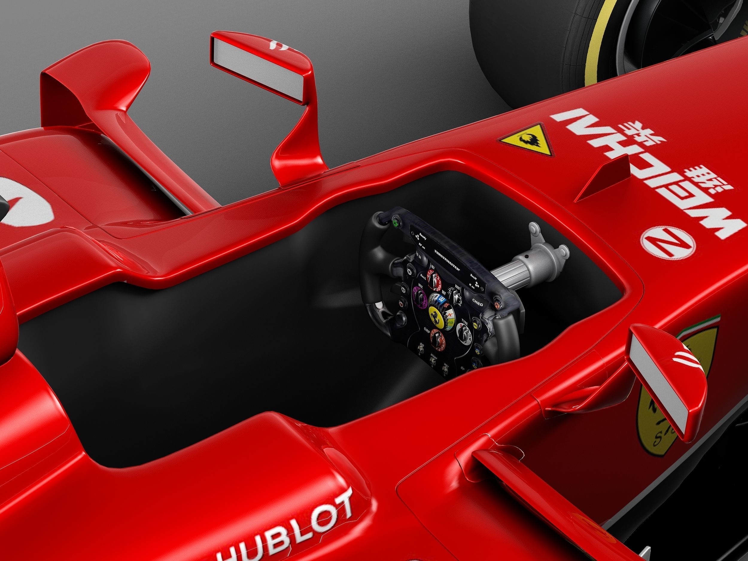Formula 1 Ferrari 2014 3D model | CGTrader