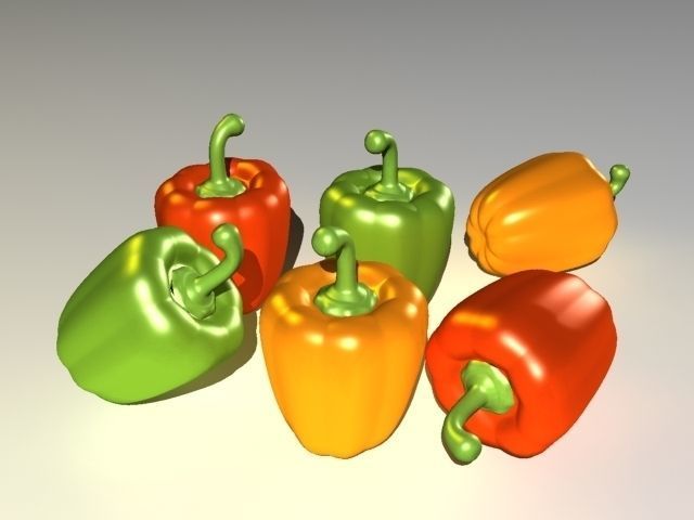 3D model Capsicum VR / AR / low-poly | CGTrader