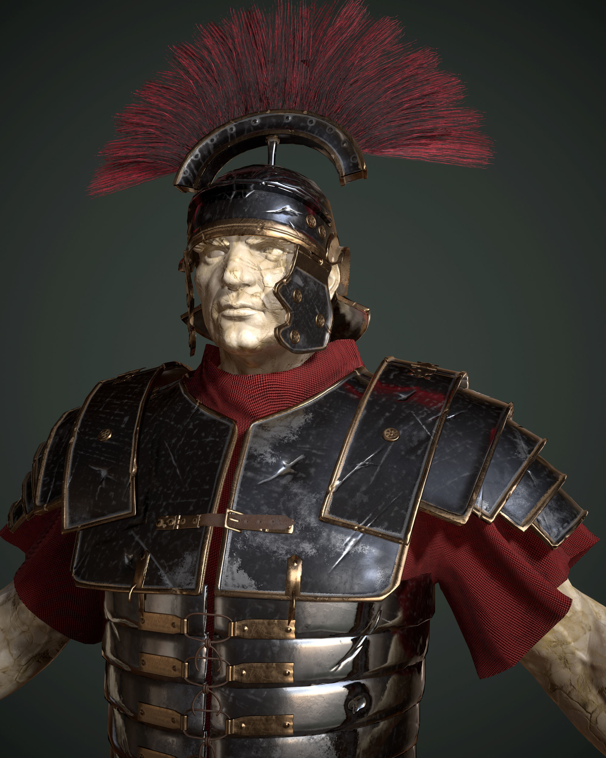 3D model Roman armor lorica segmentata VR / AR / low-poly | CGTrader