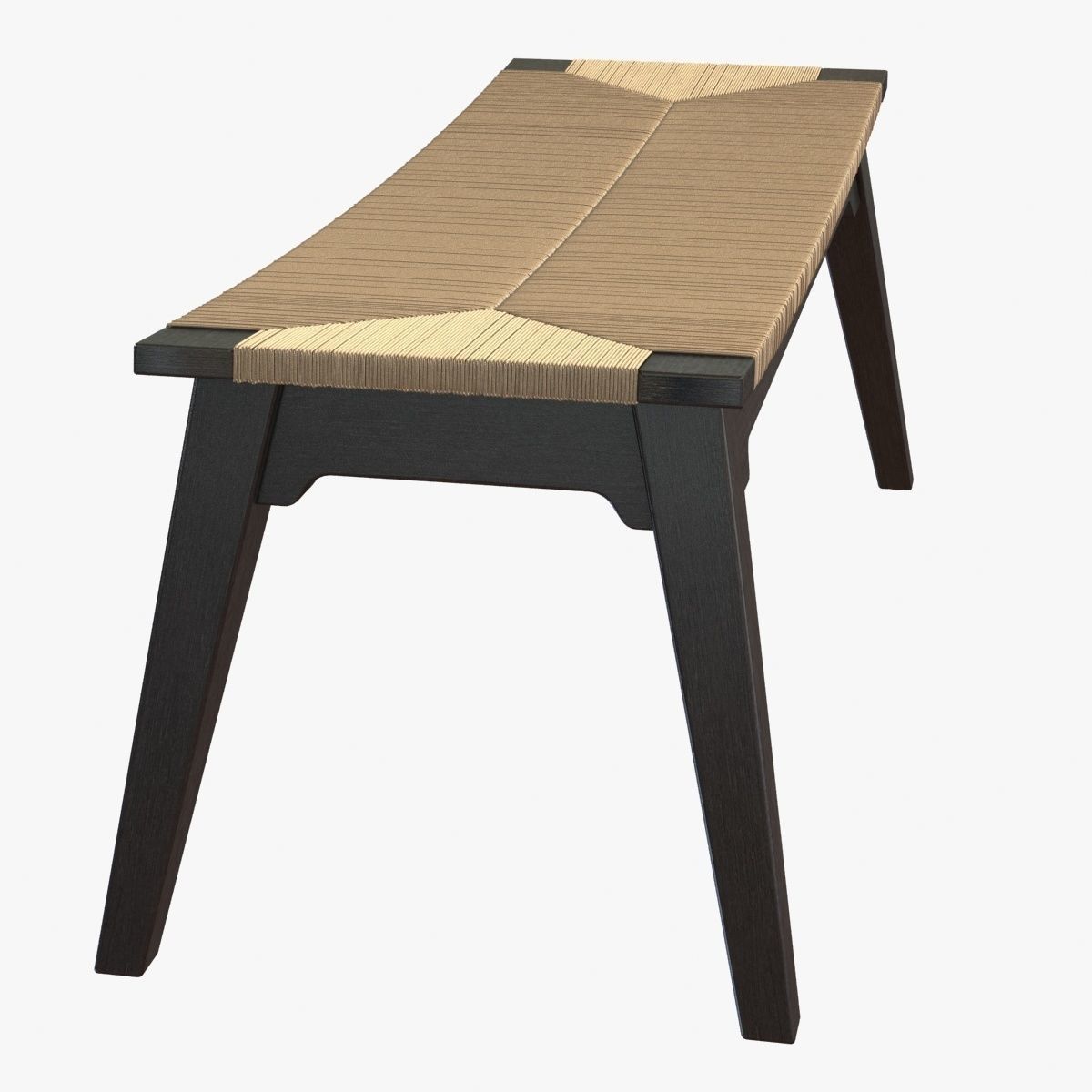 Bed curved bench 3D model | CGTrader