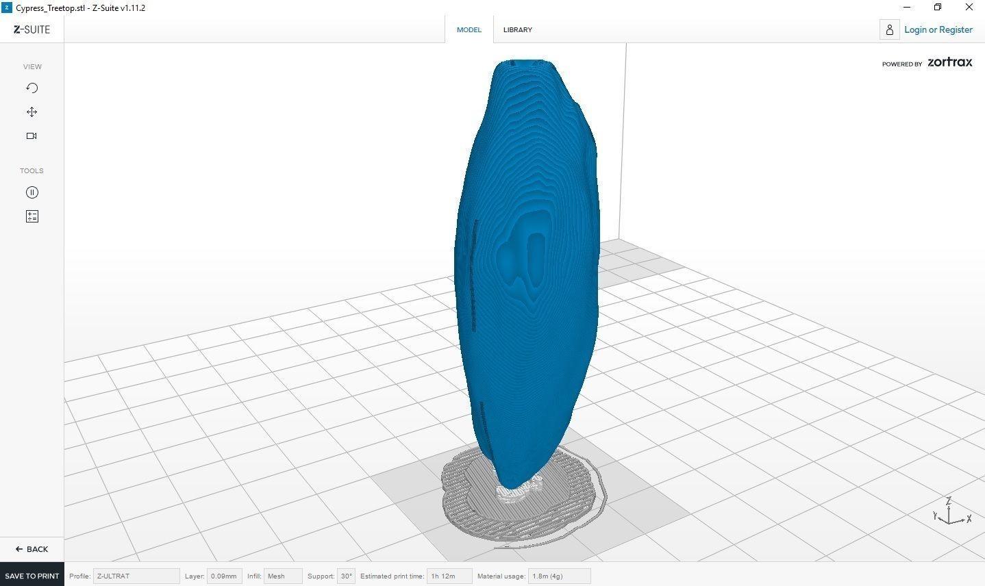 Printable cypress tree for architecture props 3D model 3D printable ...