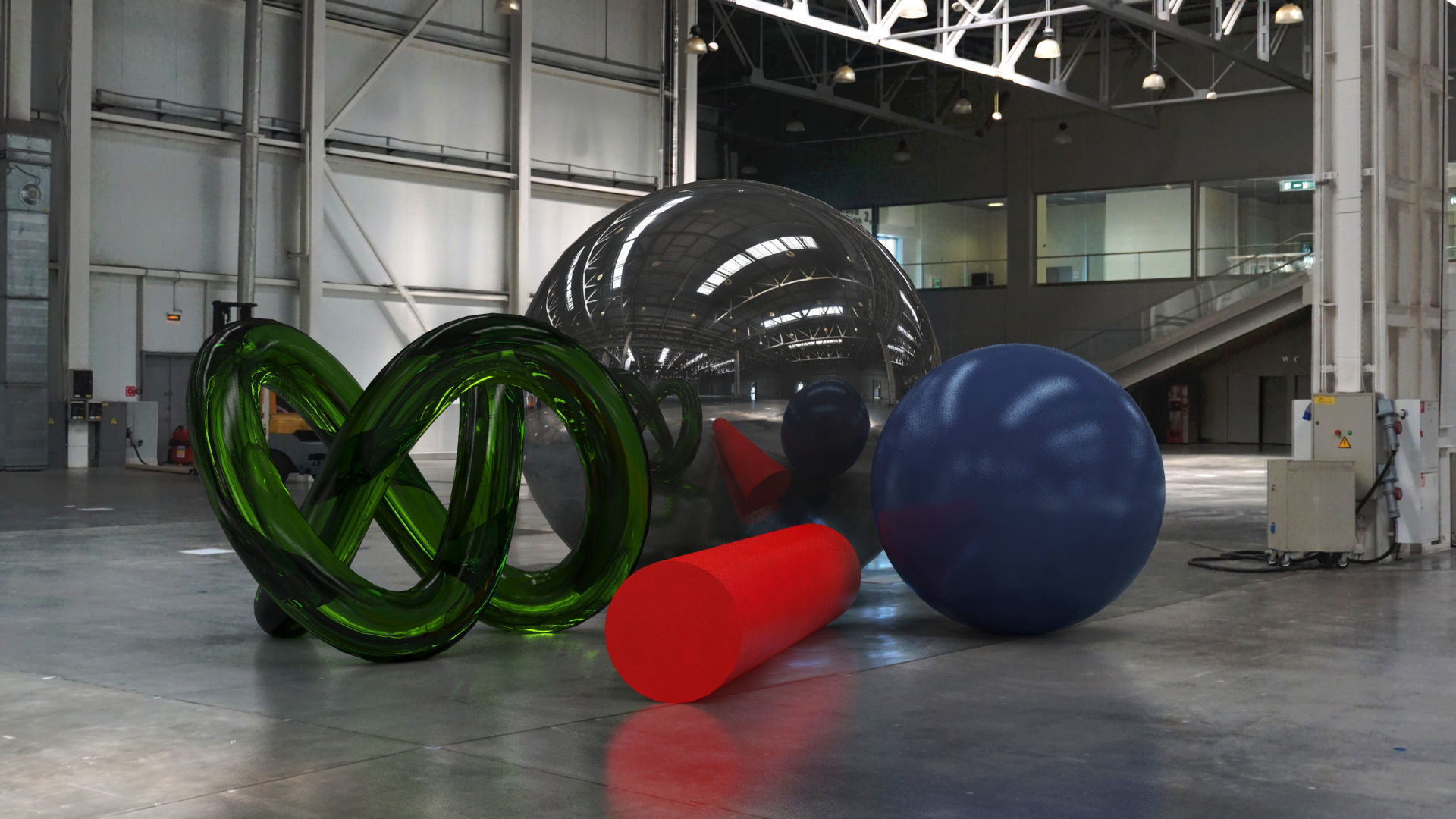 Exhibition hall HDR EXR 2 3D model | CGTrader