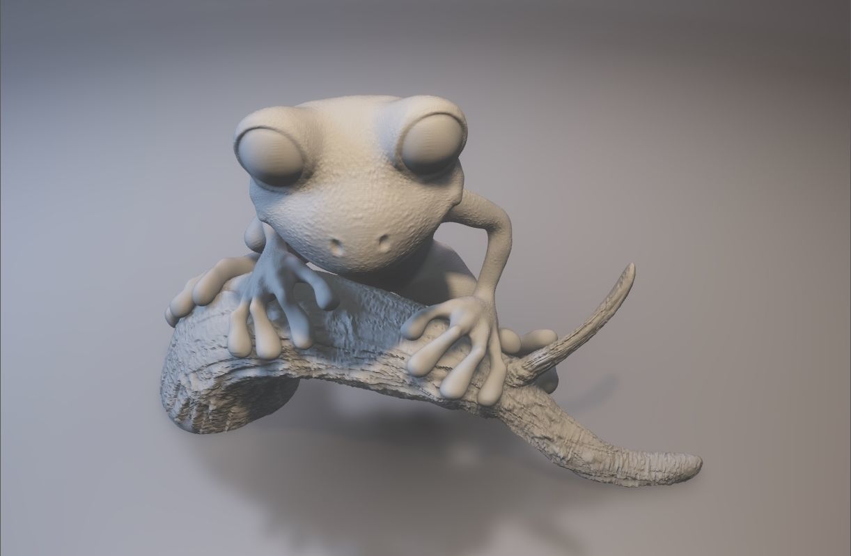 Tree frog 3D model 3D printable | CGTrader