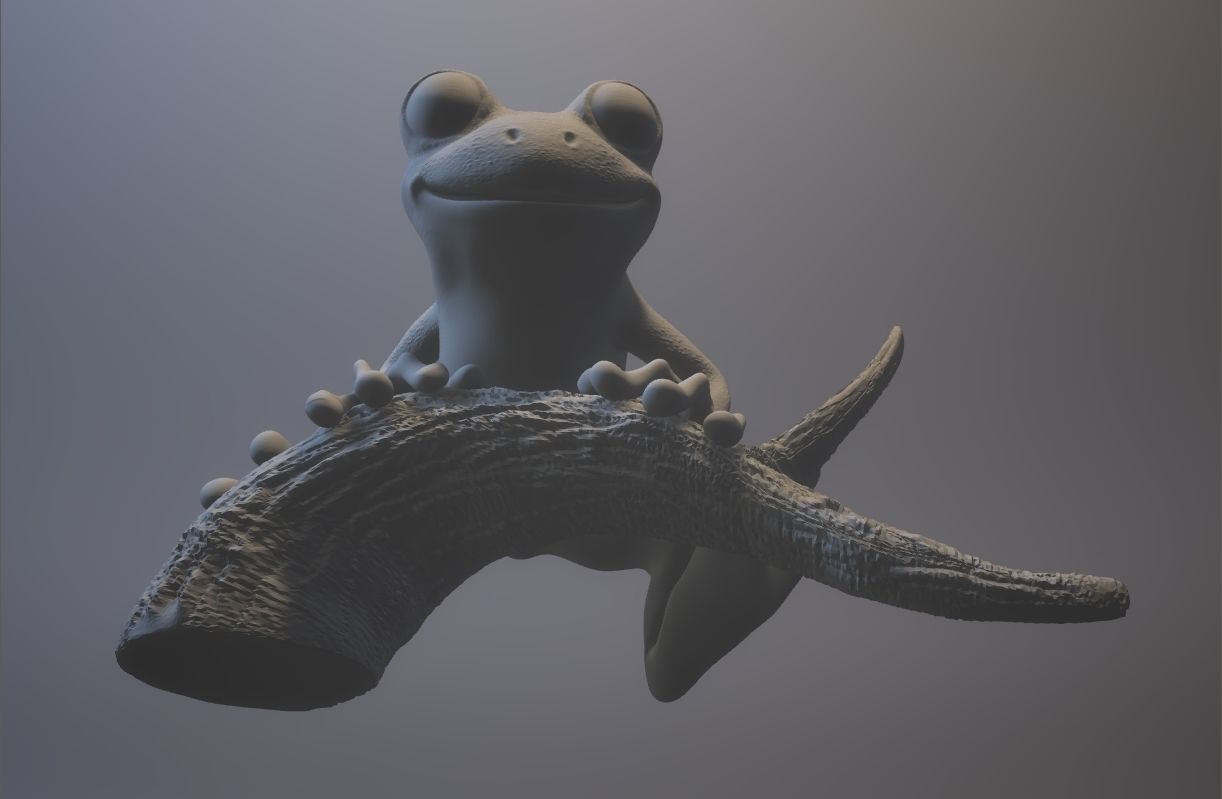 Tree frog 3D model 3D printable | CGTrader