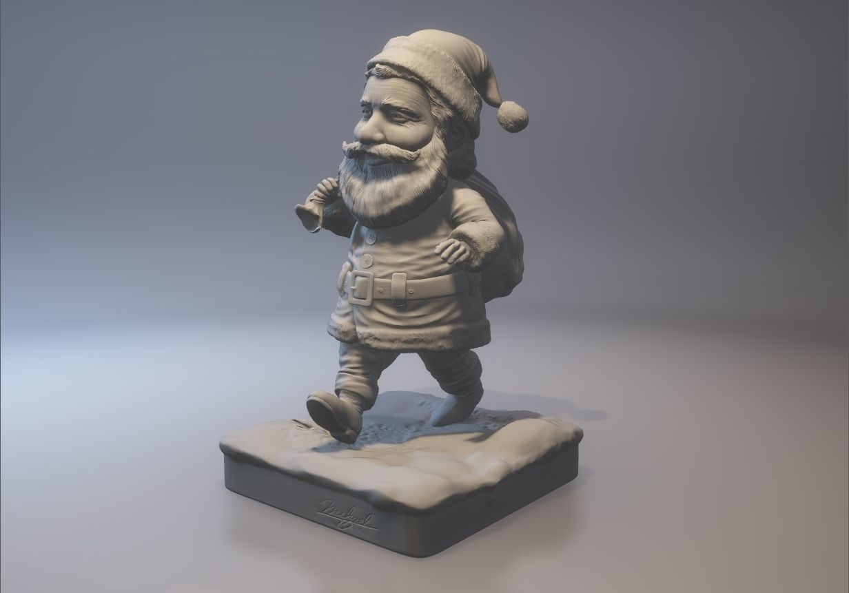 SANTA CLAUS 3D model 3D printable | CGTrader