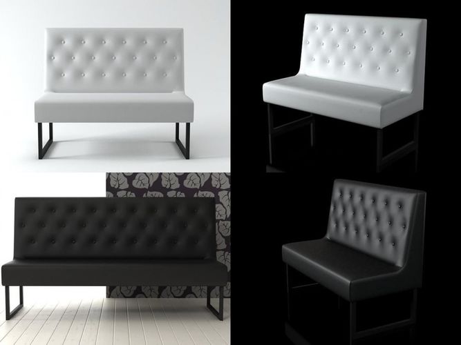 Menu sofa b 3D model | CGTrader