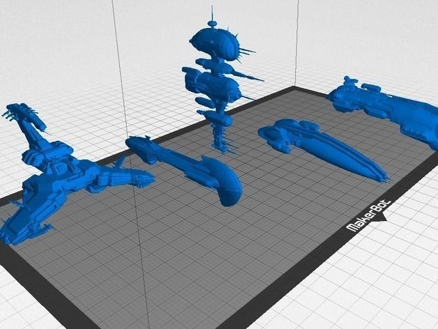Eve Online - Pirate Faction Ships Collection free 3D Model 3D printable ...
