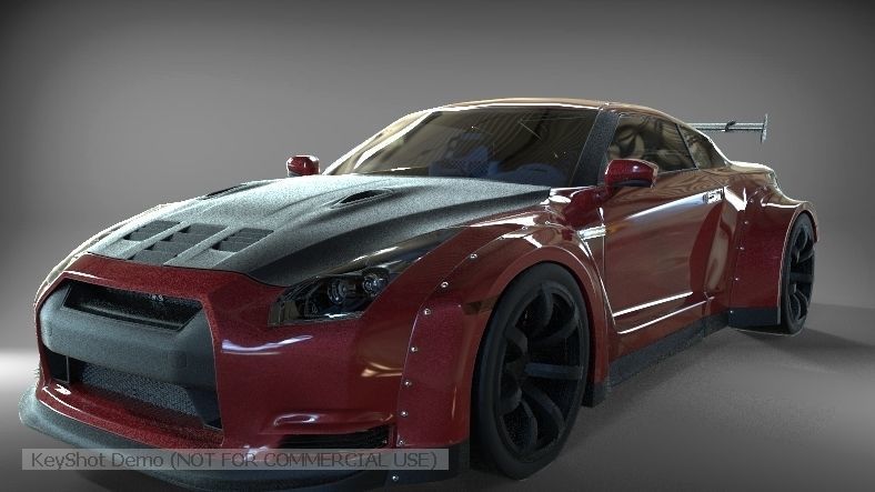 Nissan GTR 3D model | CGTrader