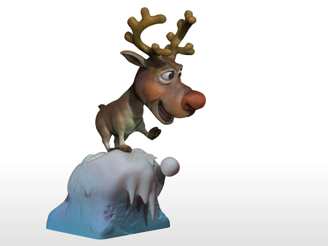 Rudolph 3D model 3D printable | CGTrader
