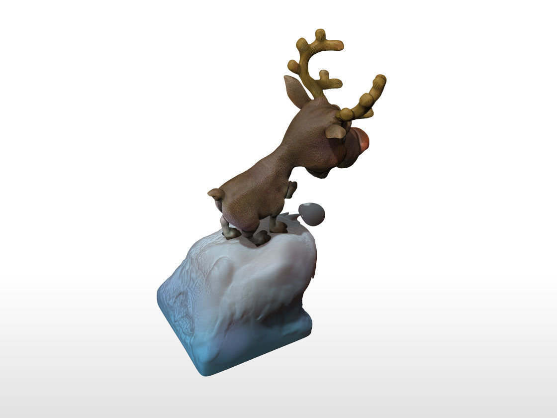 Rudolph 3D model 3D printable | CGTrader