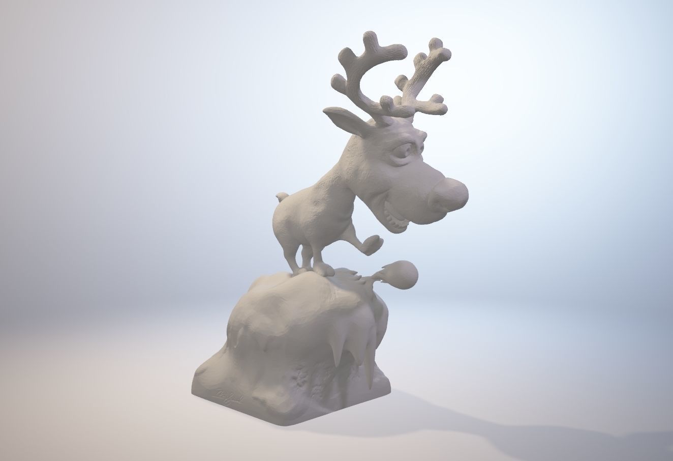 Rudolph 3D model 3D printable | CGTrader