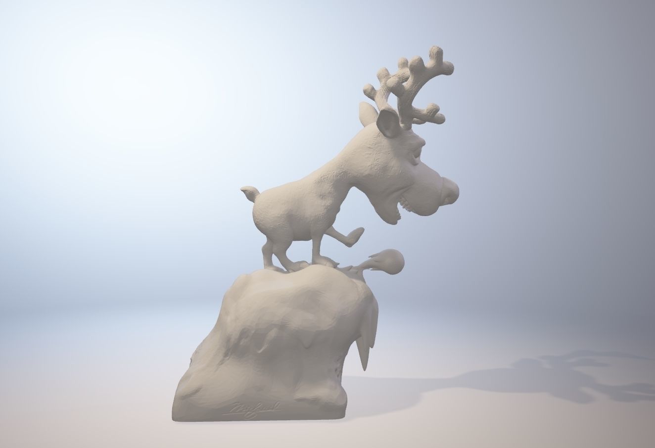 Rudolph 3D model 3D printable | CGTrader