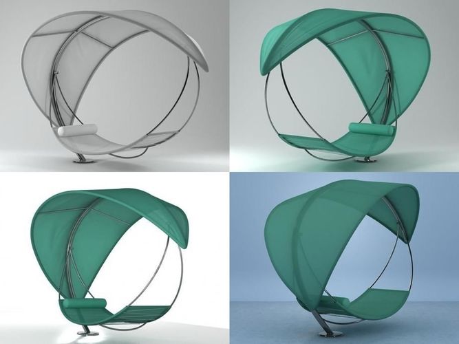Wave swing chair 3D model | CGTrader