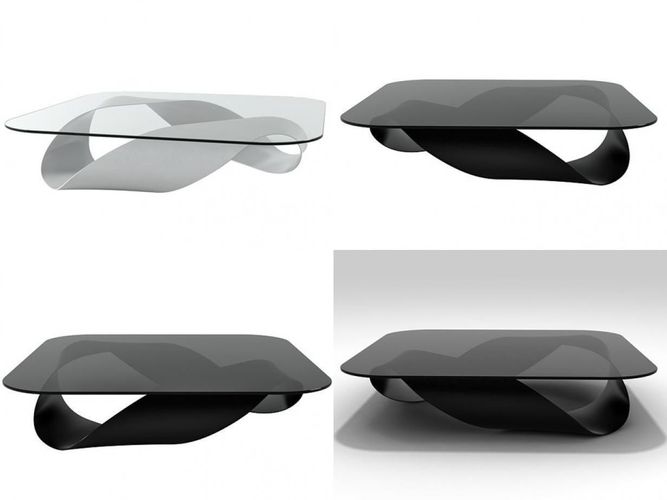 Mobius coffee table with twist 3D model | CGTrader