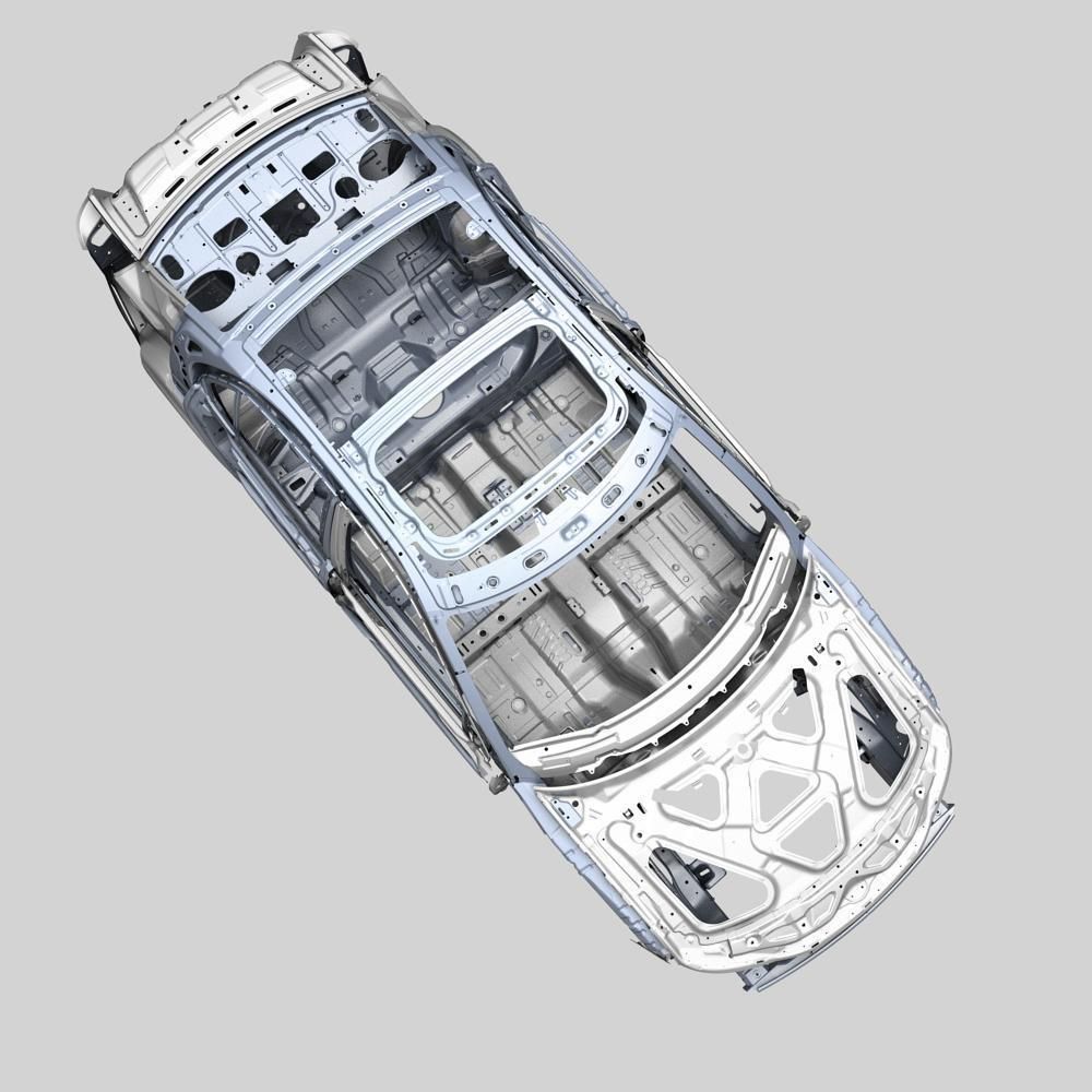 Car frame 3D model | CGTrader