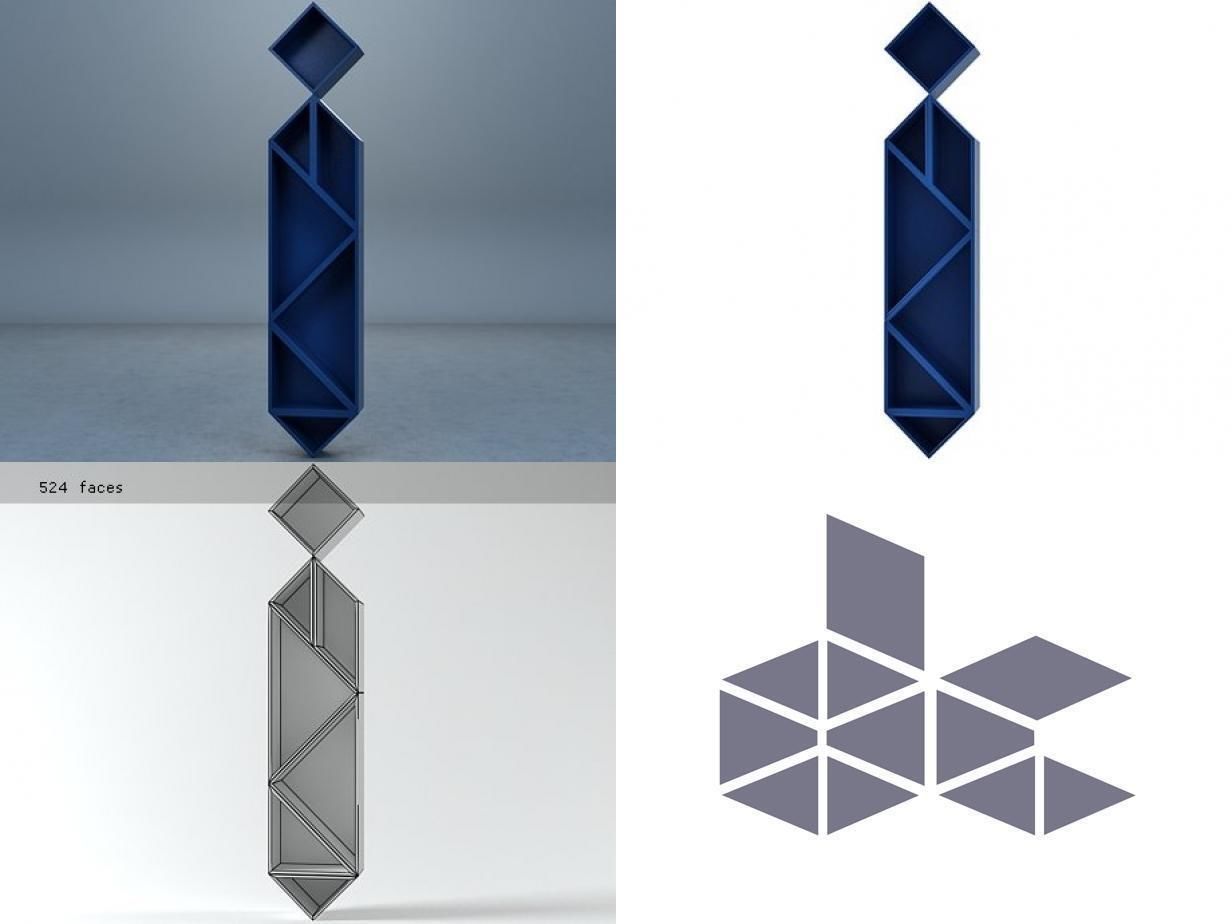 Tangram 3D model | CGTrader
