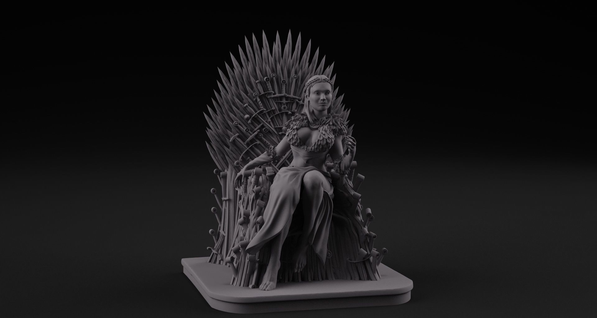 Sansa Pinup 3D model 3D printable | CGTrader
