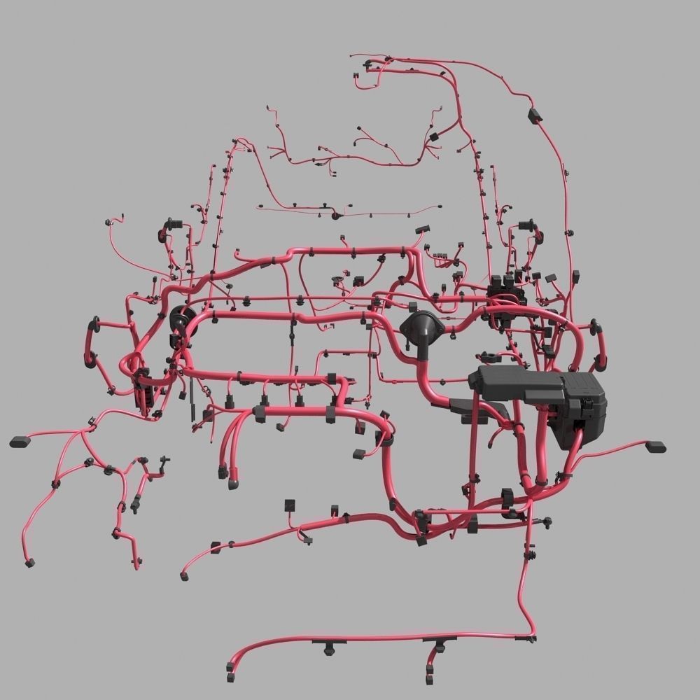 Automotive Electronic System 3D model | CGTrader