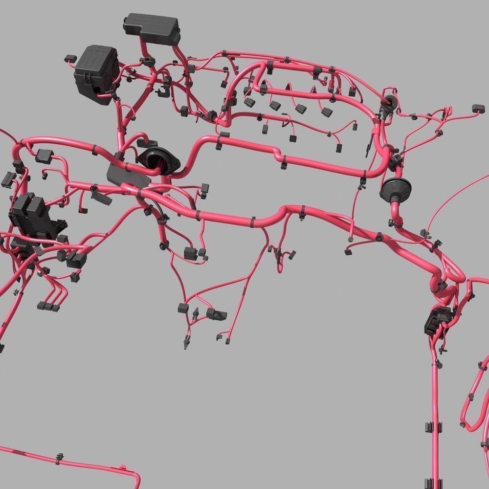 Automotive Electronic System 3D model | CGTrader