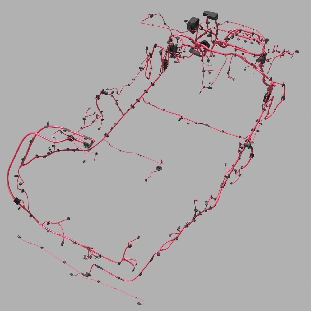 Automotive Electronic System 3D model | CGTrader