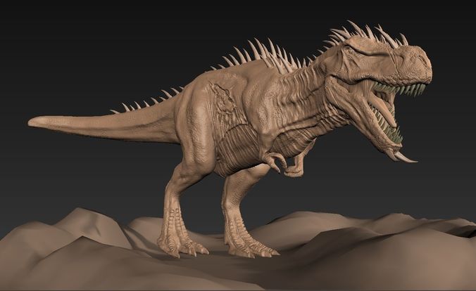 Spikey the T-rex 3D model | CGTrader