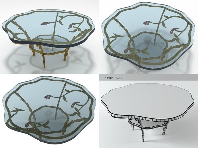 Cocktail Table 3D model | CGTrader