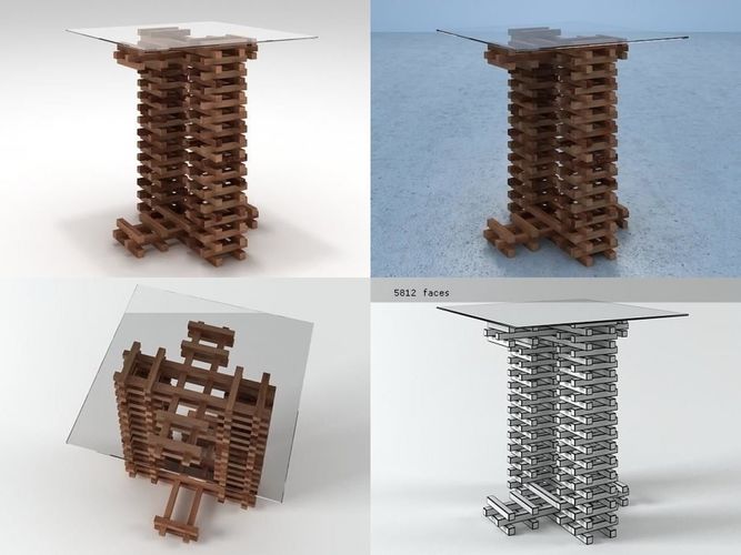 Retaso End Table 3D model | CGTrader