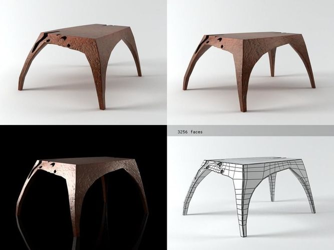 Walking table 3D model | CGTrader