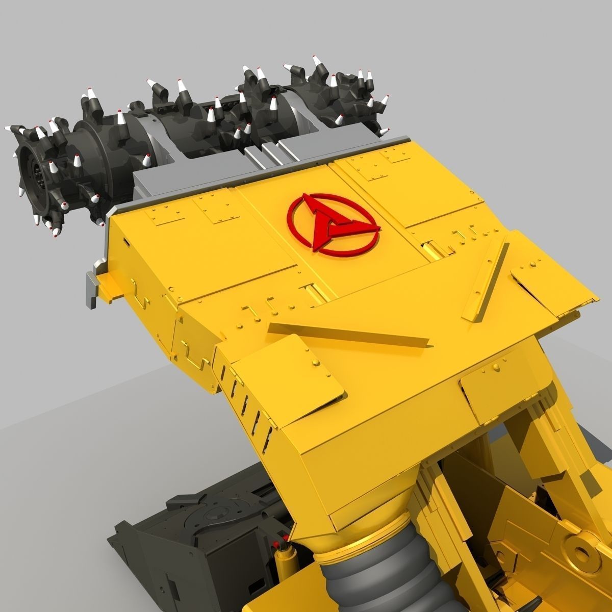 Roadheader 3D model | CGTrader