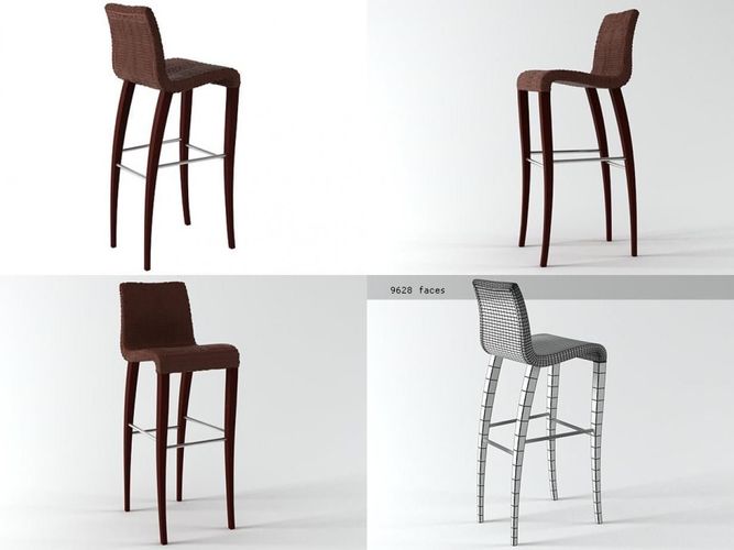 Claudia Barstool 3D model | CGTrader