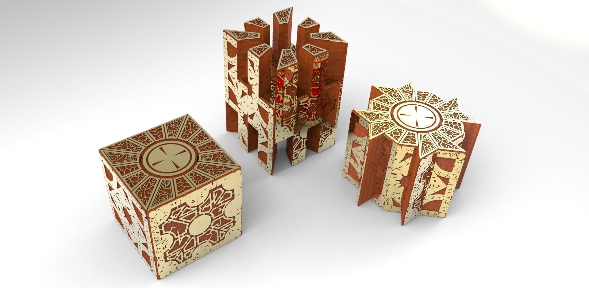 Lemarchand s box from Hellraiser Lament Configuration free 3D model 3D ...